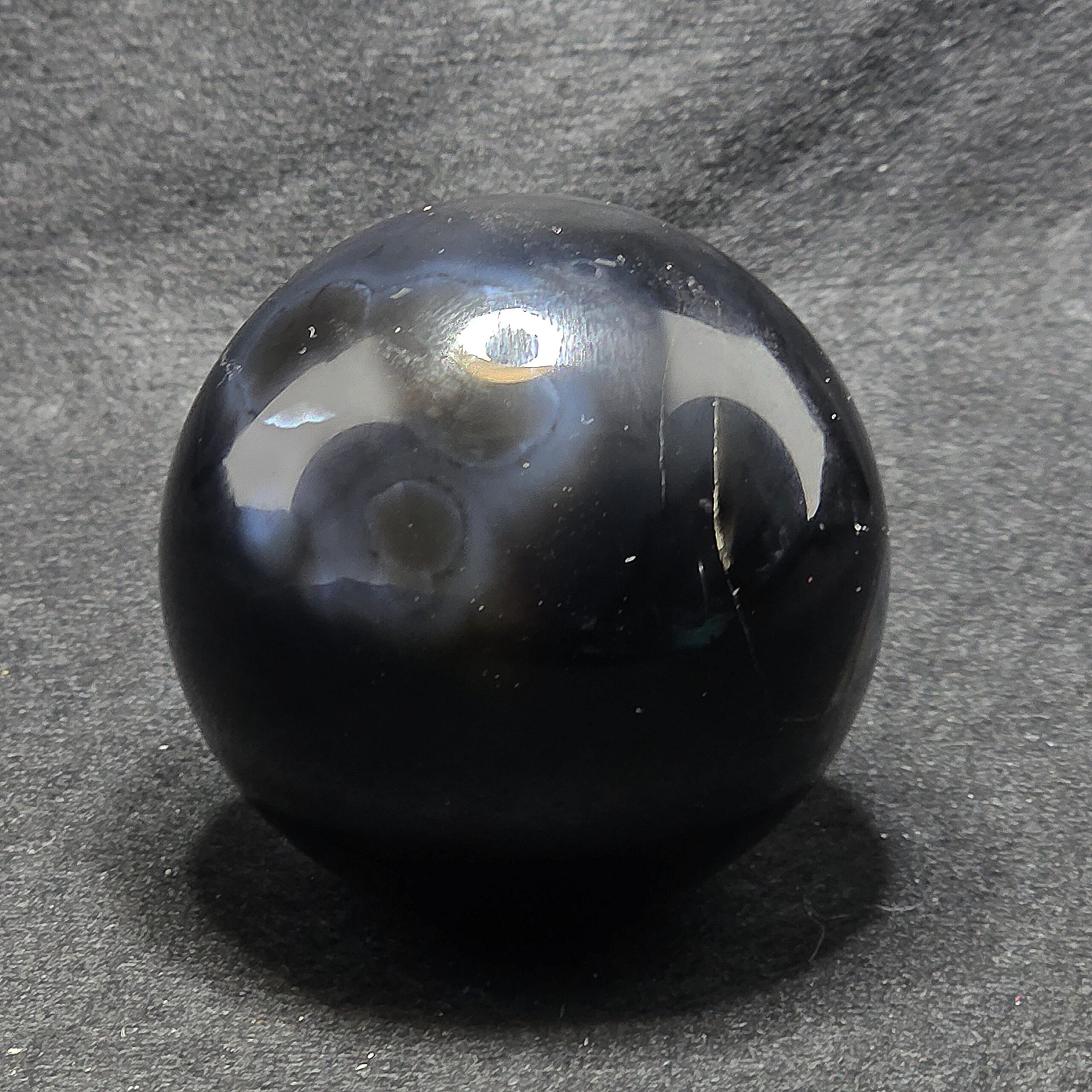 2.25" Silver Sheen Obsidian Sphere - Kismet Theory